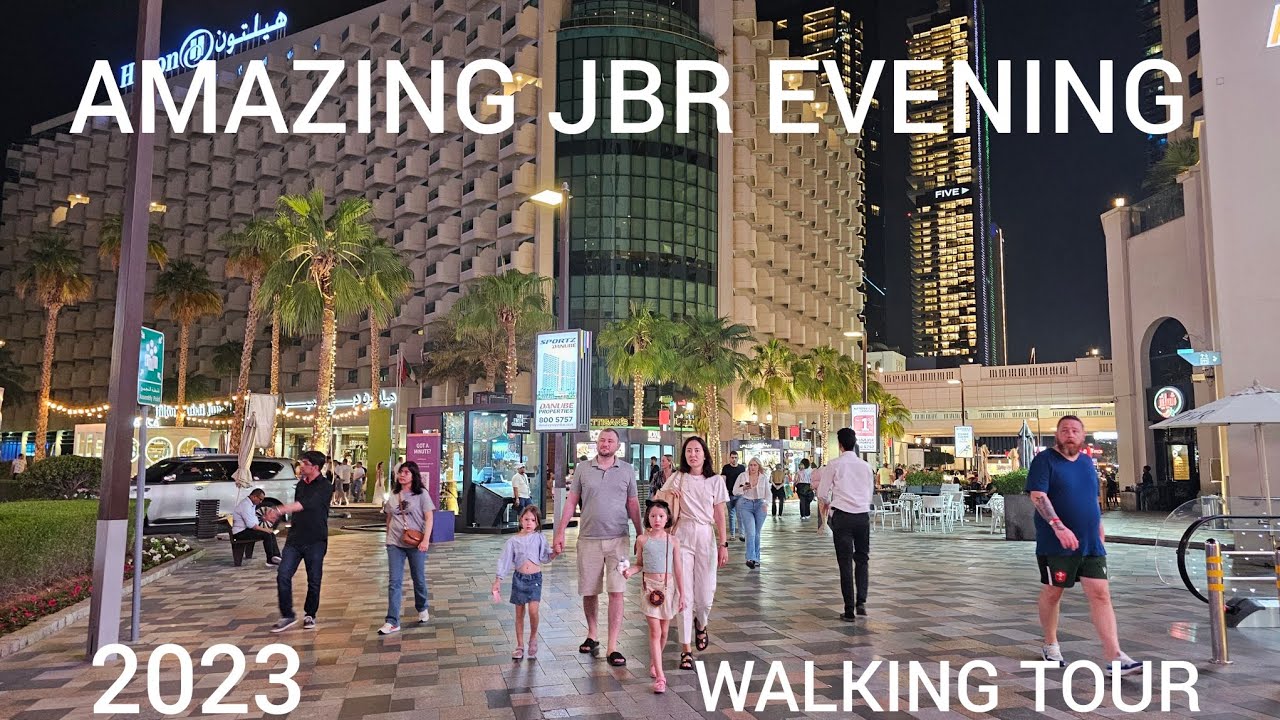JBR Evening Life 🔥 JBR Walking Tour / JBR dubai ️ 🇦🇪 - YouTube