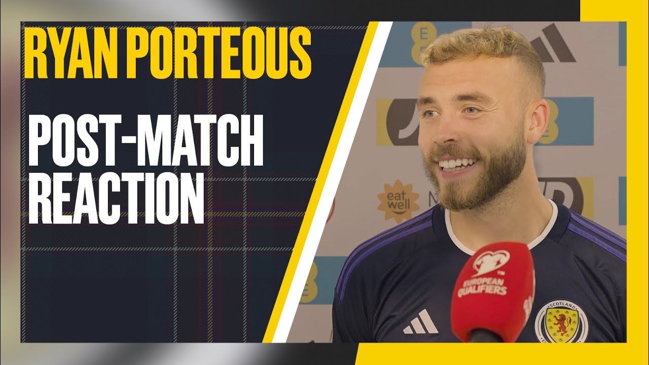 "My Tackle Was Better than the Goal!" | Ryan Porteous Post-Match ...