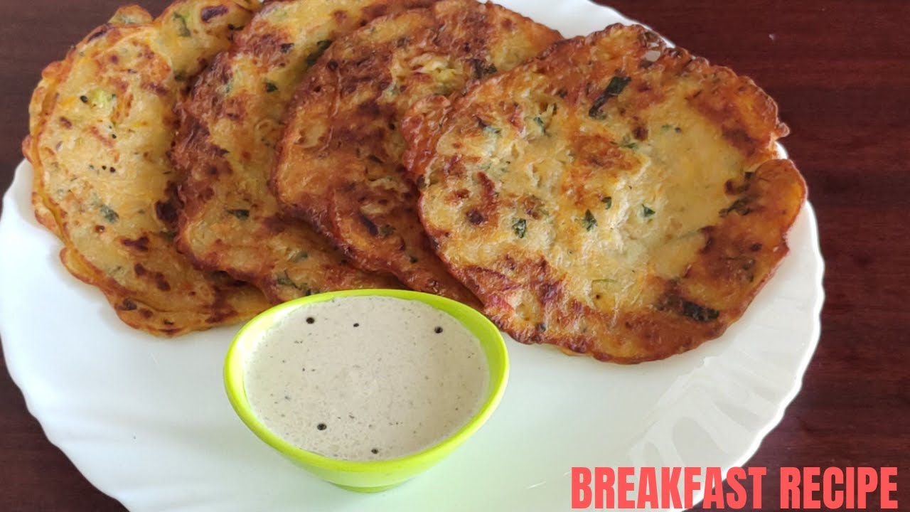 Instant Breakfast Recipe/Wheat flour Chiroti rava vegetables recipe ...