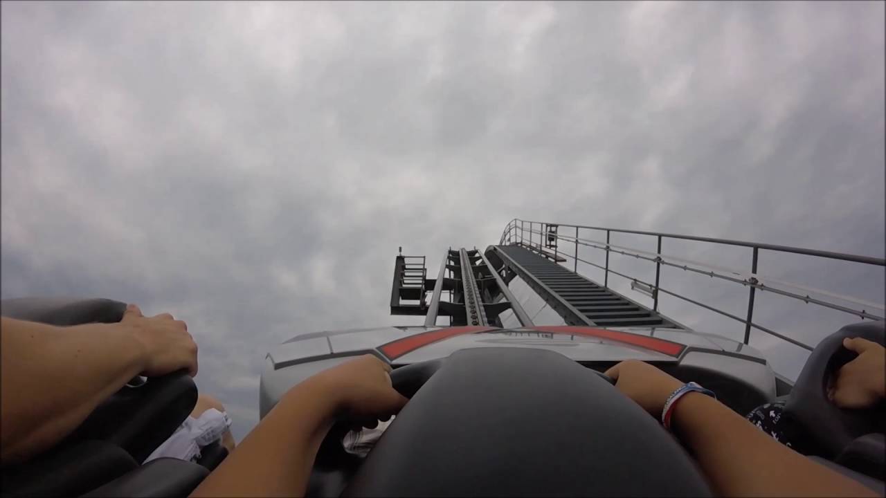 Silver Star Roller Coaster Europa Park Rust first row drive 08/2016 ...