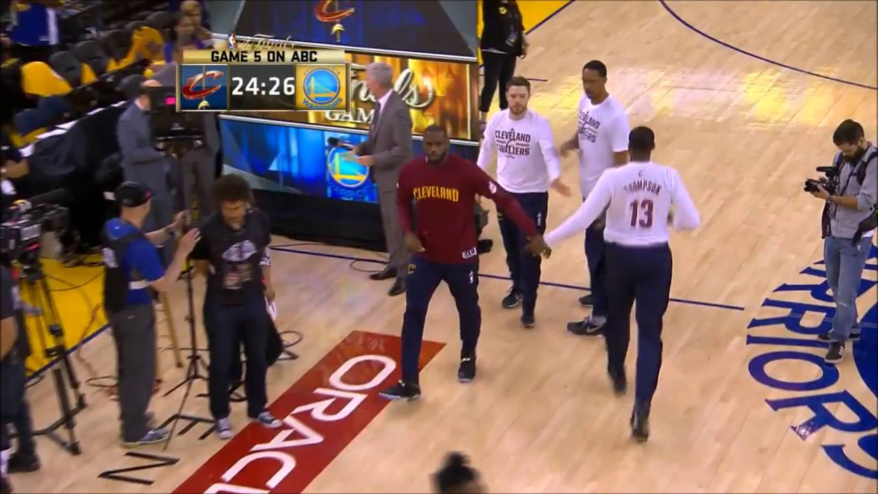 Warriors Fans BOO LeBron James Pre game Game 5 NBA Finals 2016 - YouTube