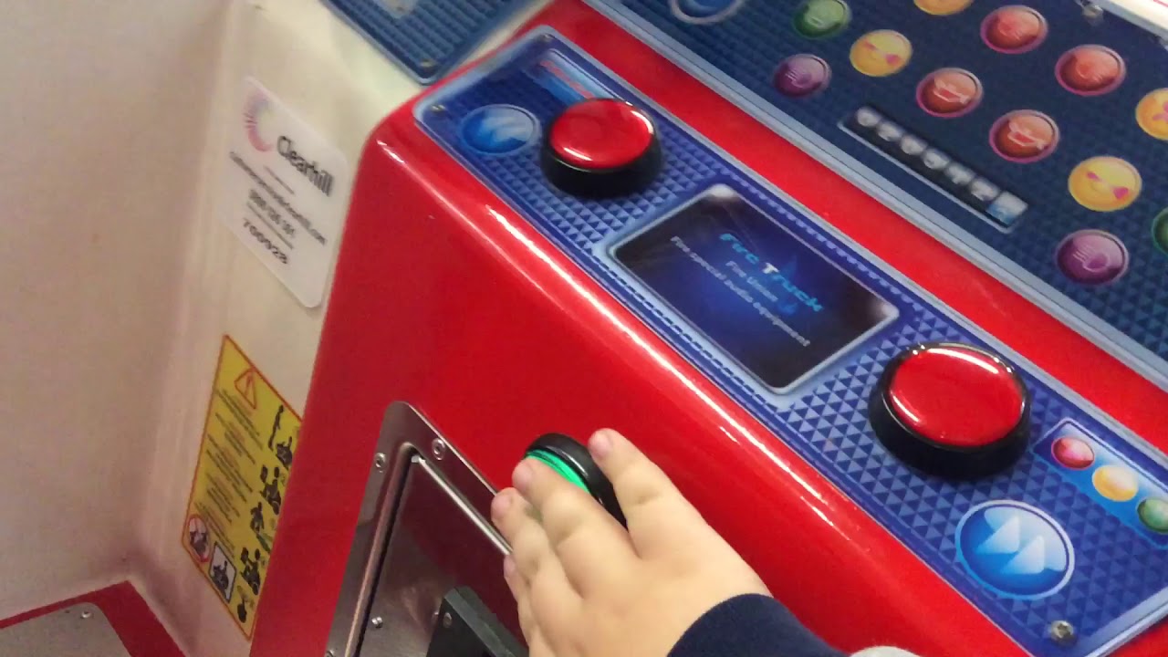 Falgas Spain Fire Engine 4S Kiddie Ride - YouTube