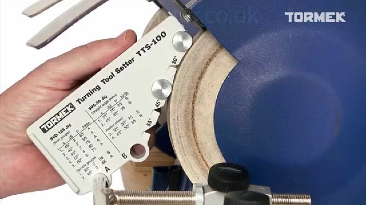 Tormek TTS-100 Turning Tool Setter - YouTube