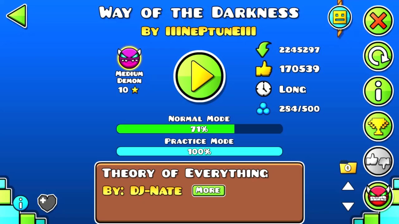 Geometry dash [Way of the Darkness] - YouTube
