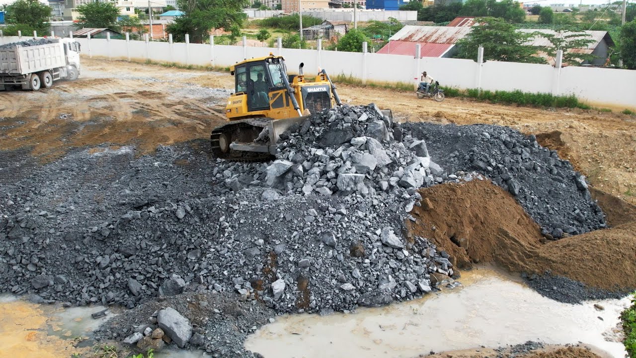 PTII/EP8.New Processing Dozer & Wheel Loader Show Activity Moving ...