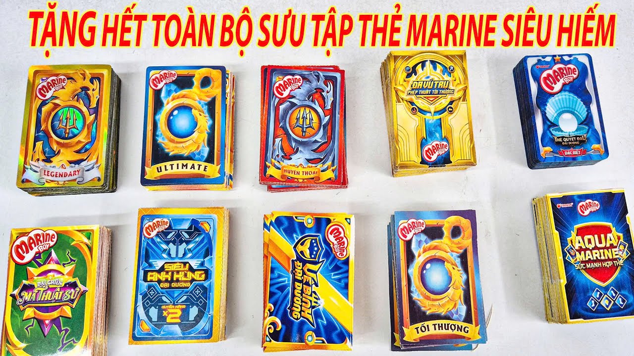 Give Away Toàn Bộ Thẻ Marine Boy Siêu Hiếm Từ Trước Cho Tới Vệ Binh Đại ...