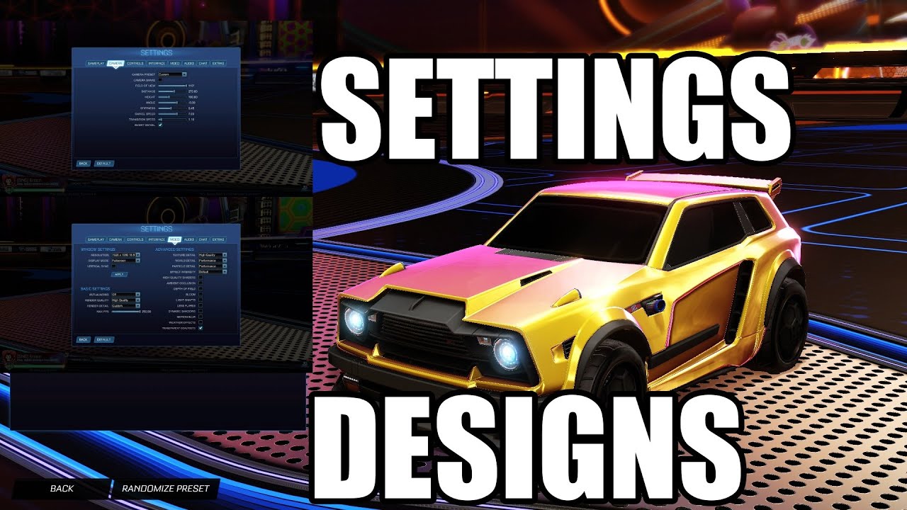 MY SETTINGS AND CAR DESIGNS (join my discord) - YouTube