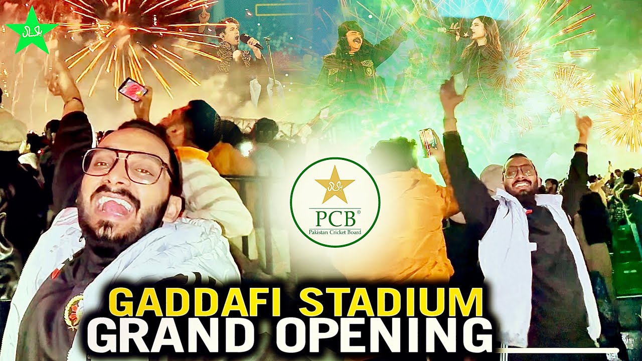 QADDAFI STADIUM 🏟️ | Grand Opening Ceremony By PCB - YouTube