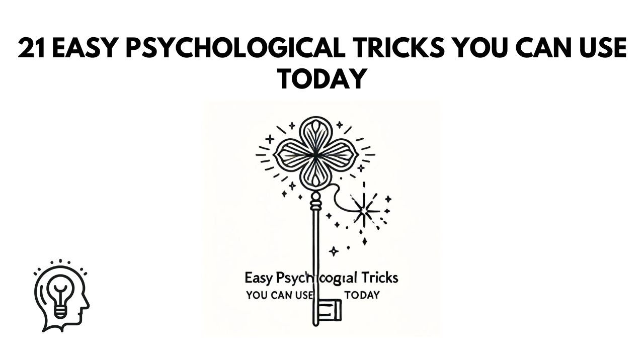 21 Easy Psychological Tricks You Can Use Today - YouTube