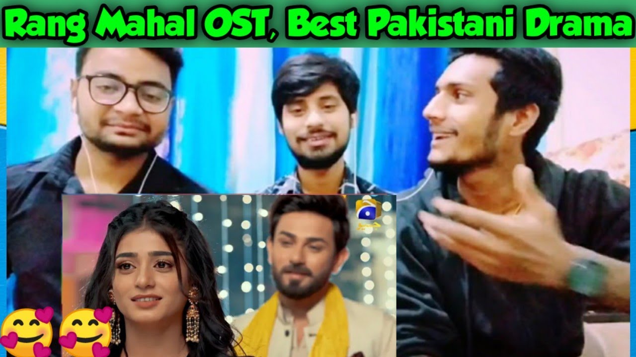 Indians Reaction On Rang Mahal OST | Pakistani Drama | Sahir Ali Bagga ...