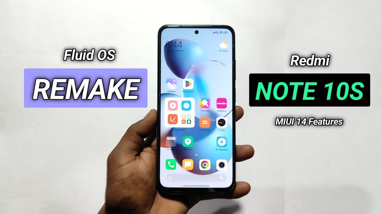 Install New MIUI Fluid OS 2.0 REMAKE - Redmi Note 10S (Rosemary) | MIUI ...