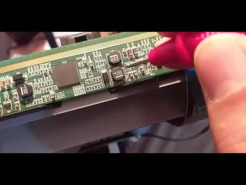 Samsung LCD TV Horizontal Lines on the Screen panel Reappear 3.3v Messing