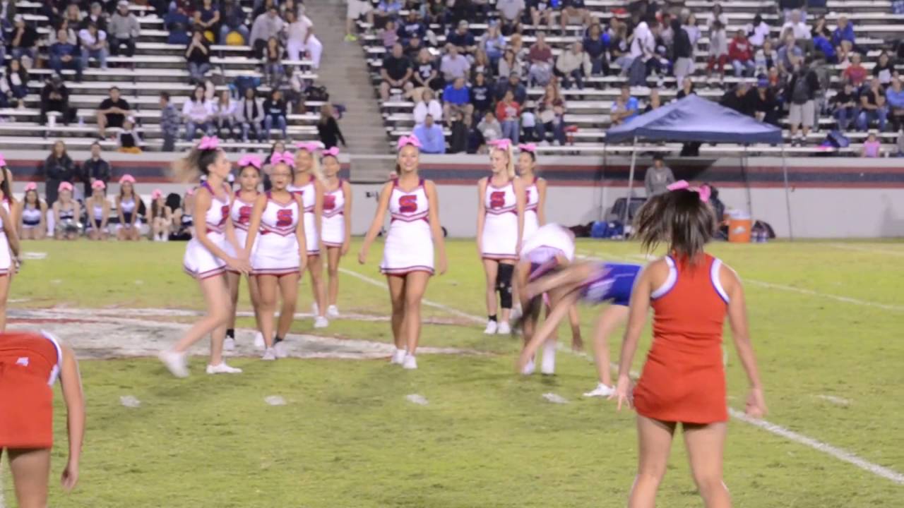 Sanger High School Cheer Unity Dance 10.7.16 - YouTube