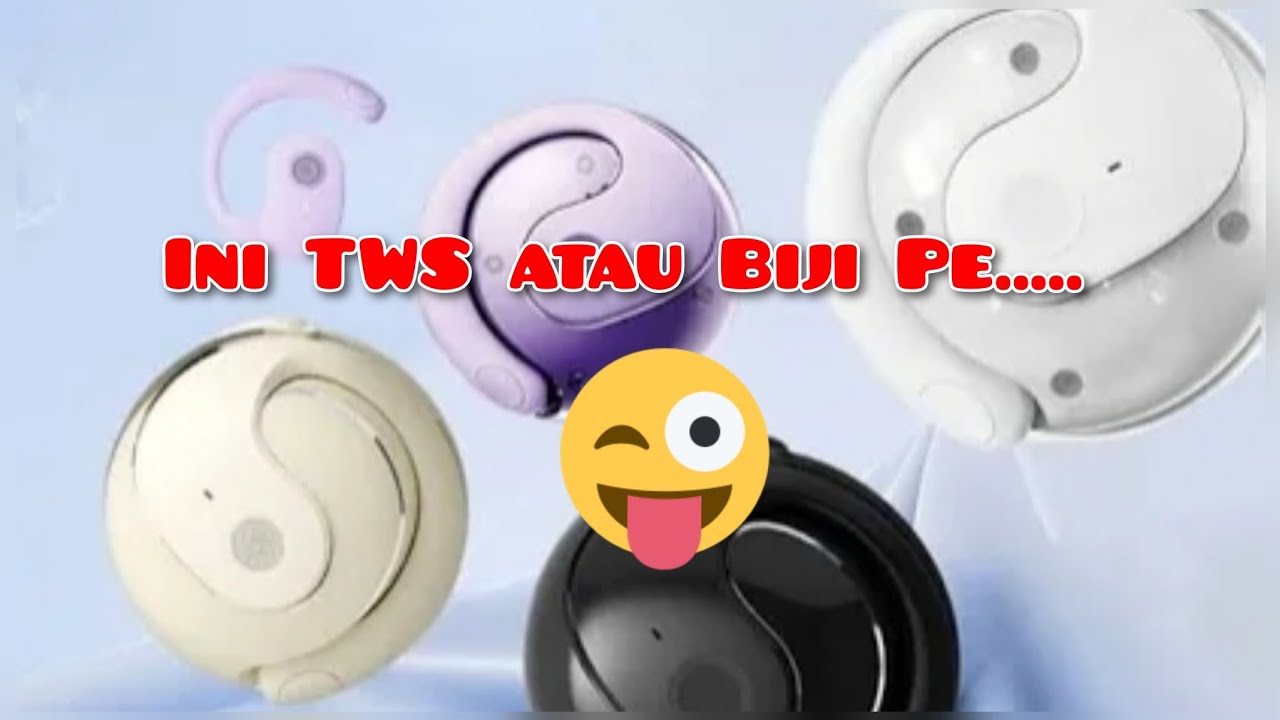 Review TWS open ear bulat unik GT50 |tws apa biji ko...🤭 - YouTube