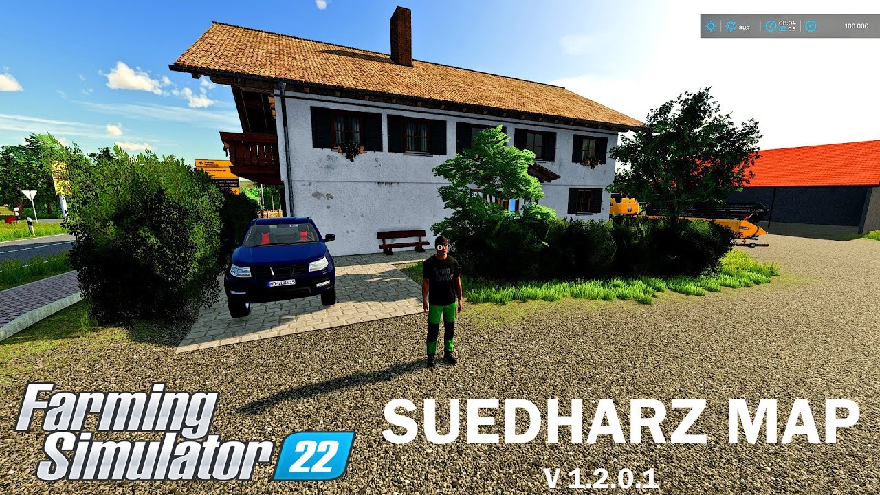 👉New Map Suedharz Map v1.2.0.1 FS22 \ GAMEPLAY - YouTube