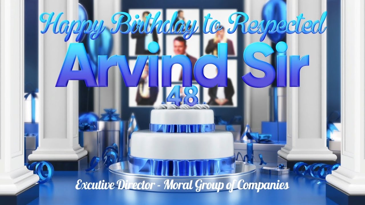 Happy Birthday Wishes to Our Respected Arvind Sir - YouTube