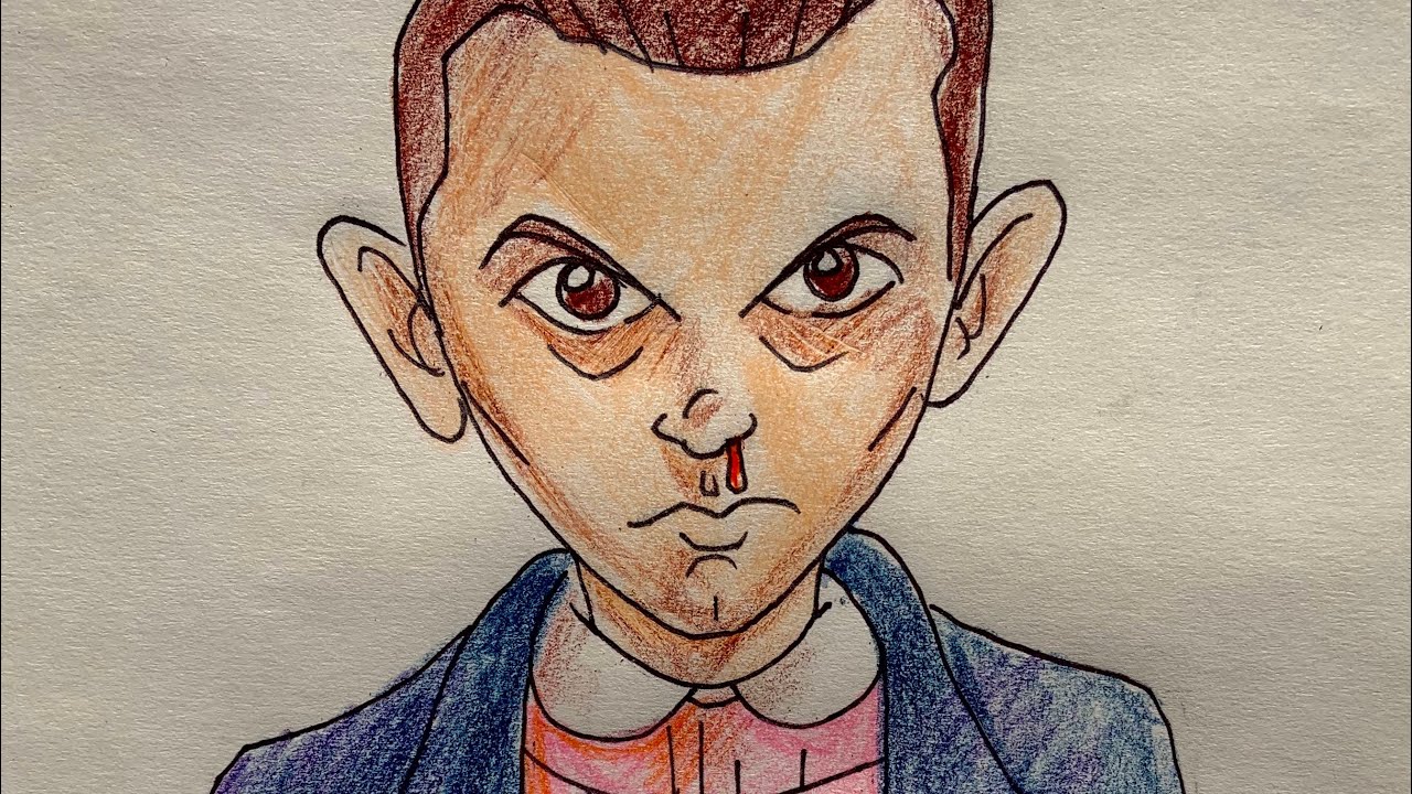 Learn to draw Eleven from Stranger Things! - YouTube