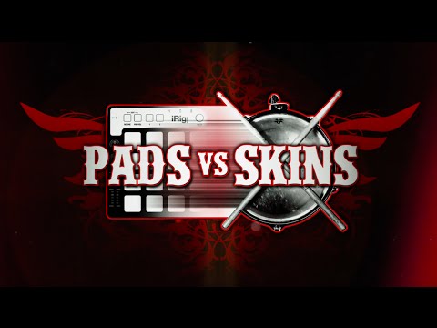 Pads vs Skins - iRig Pads vs Drum Set Battle - YouTube