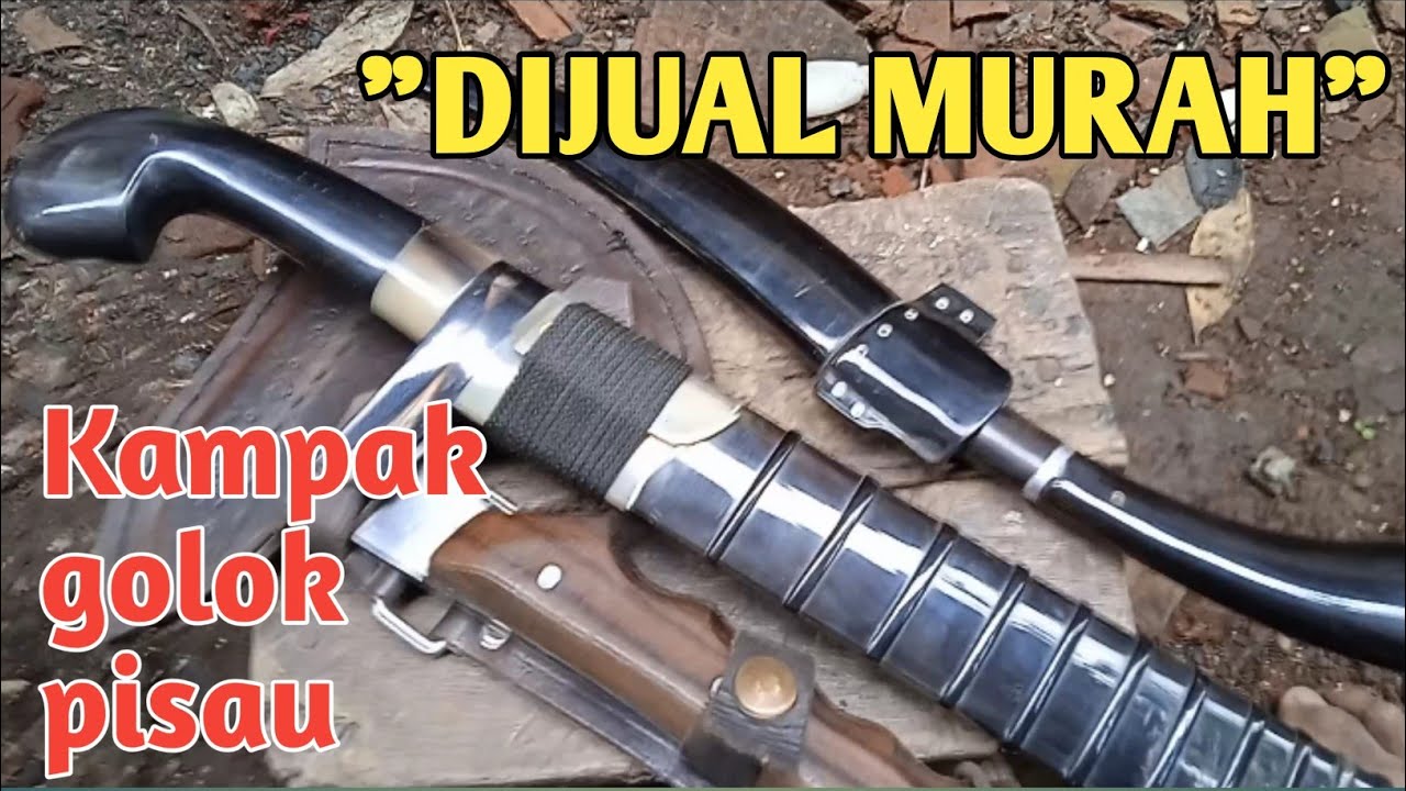 "DIJUAL MURAH" GOLOK FULL TANDUK, PISAU BOHLER FULL TANDUK DAN KAPAK ...