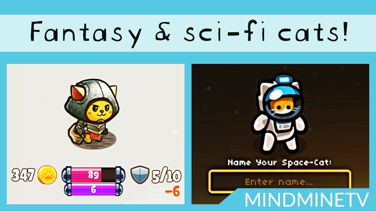 Sci Fi & Fantasy Cat Indie Games | Cat Quest & MewnBase - YouTube