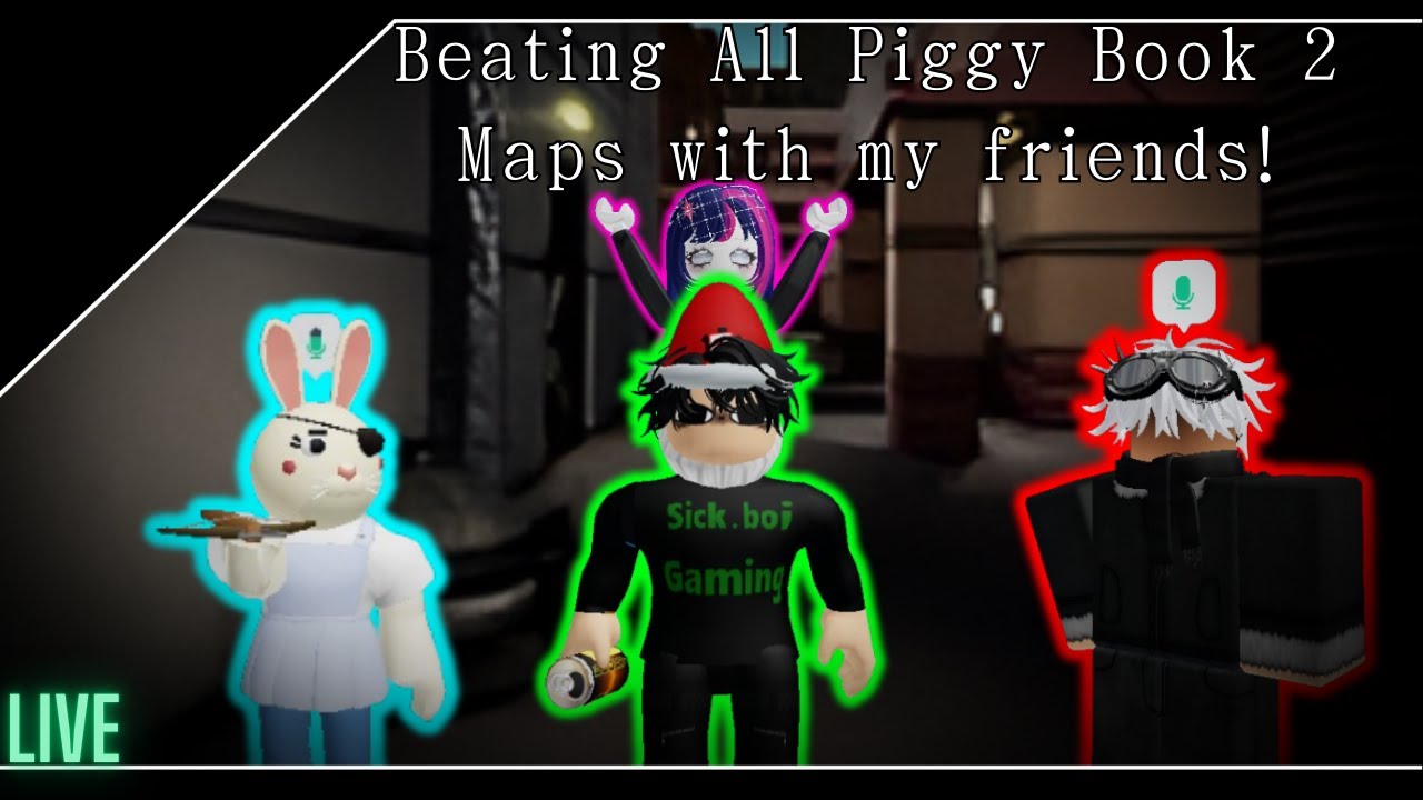 Beating all Piggy Book 2 chapters w/ friends! prt 1 - YouTube