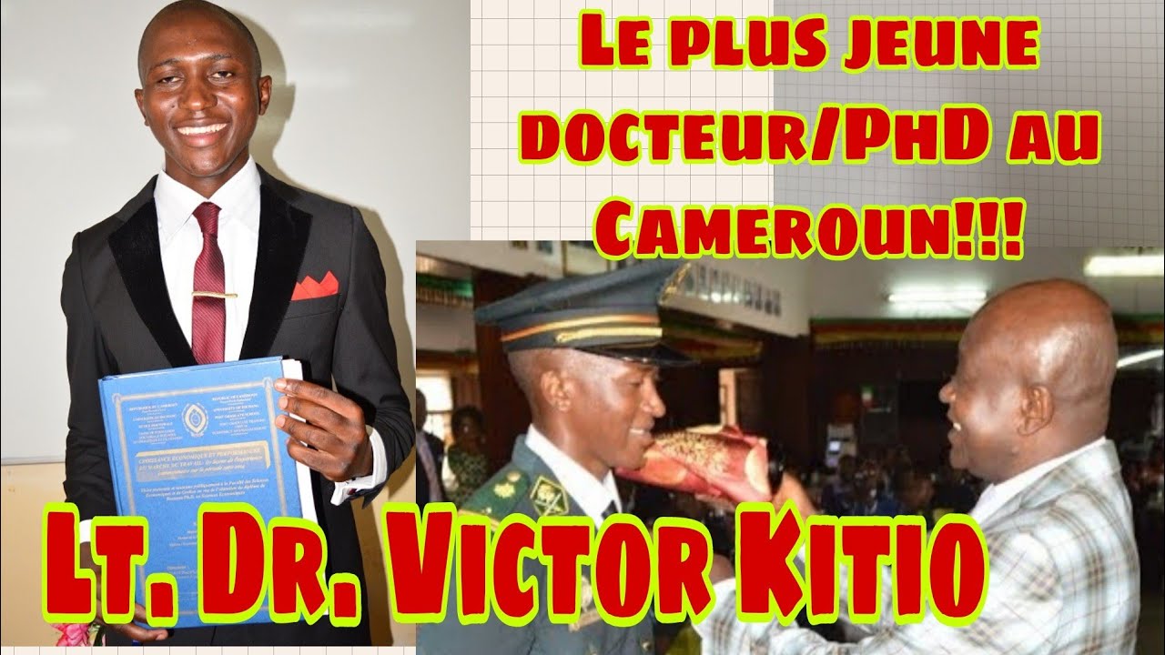 Il a obtenu son doctorat à 25 ans, Lt. Dr. Kitio Victor - YouTube