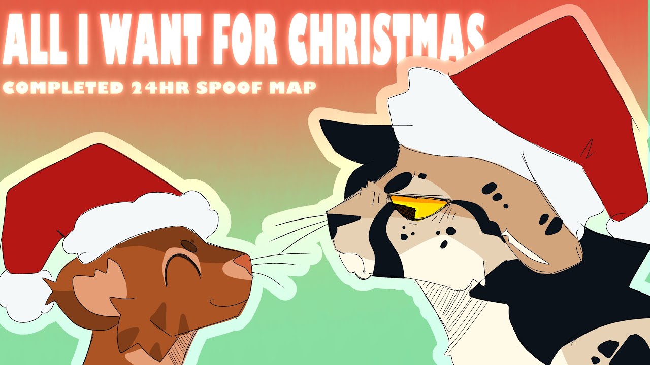 ALL I WANT FOR CHRISTMAS IS YOU • Completed 24hr Spoof Map - YouTube