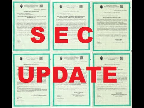 SECURITIES AND EXCHANGE COMMISSION UPDATE - YouTube