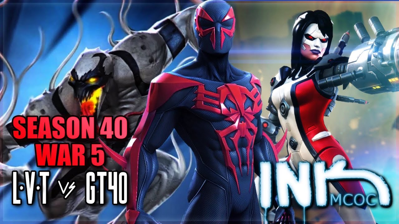 Season 40: War 5-L.V.T VS GT40:Omega-Sentinel/Spidey-2099/Anti-Venom ...
