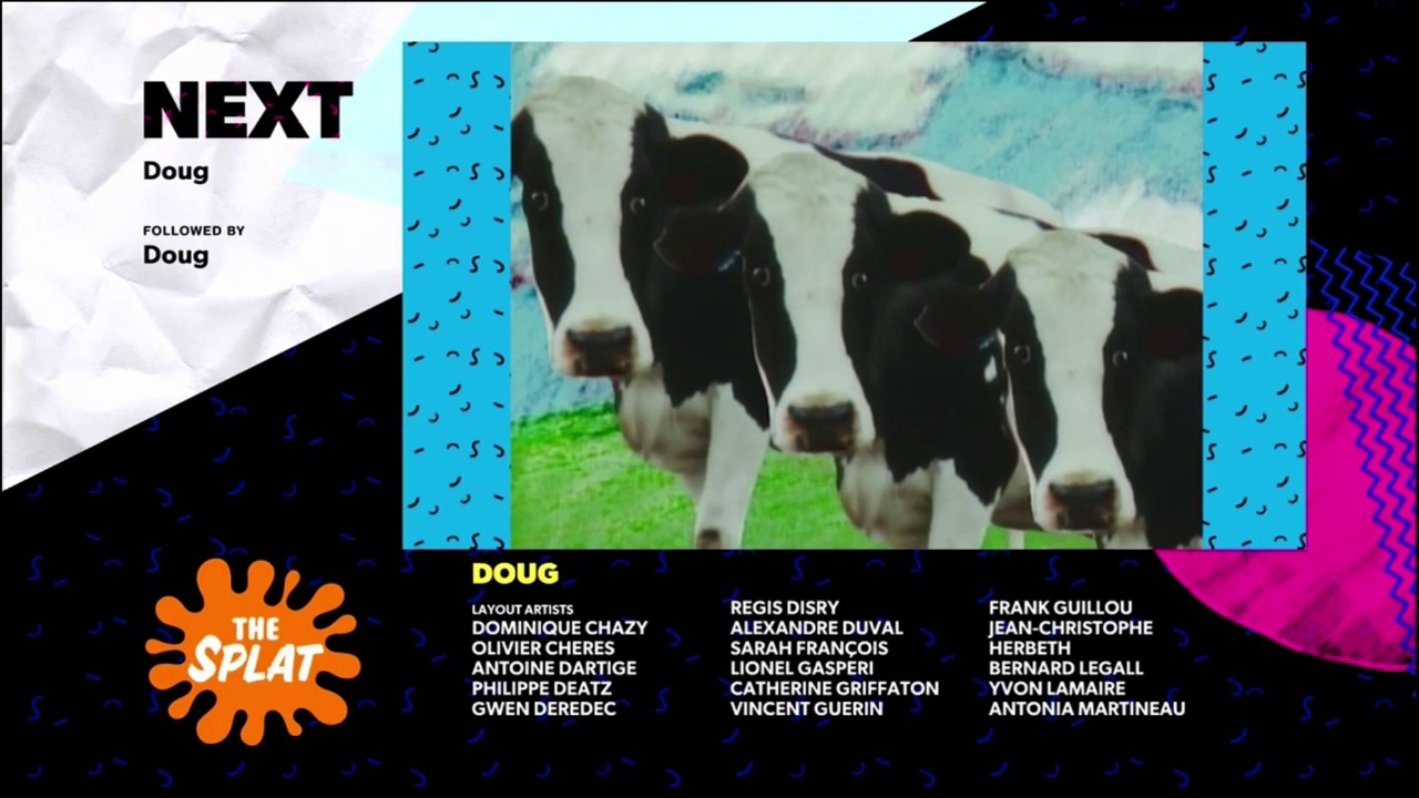 (Teennick/The Splat) Doug Split Screen End Credits (March 17, 2017 ...