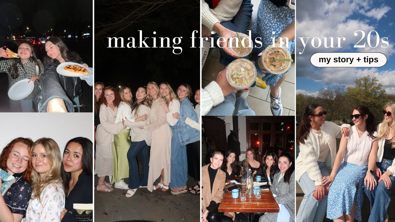 how I made new friends in my 20s 🤍 - YouTube