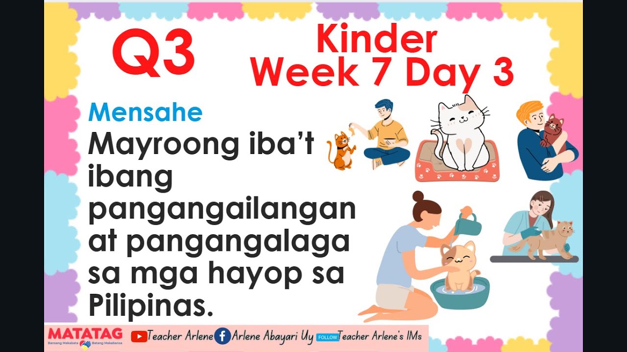 Quarter 3 Kinder Week 7 Day 3 Aking Higante Akda ni Lois Jamero Guhit ...