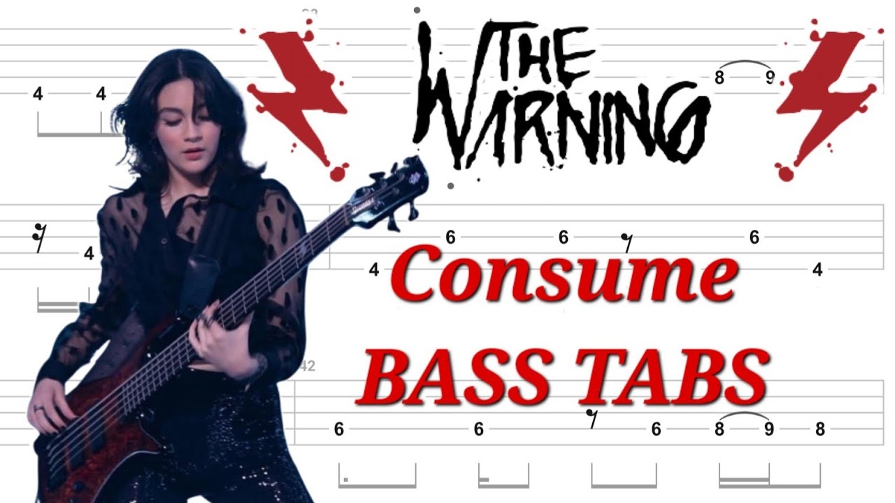 The Warning - Consume BASS TABS | Cover | Tutorial | Lesson - YouTube