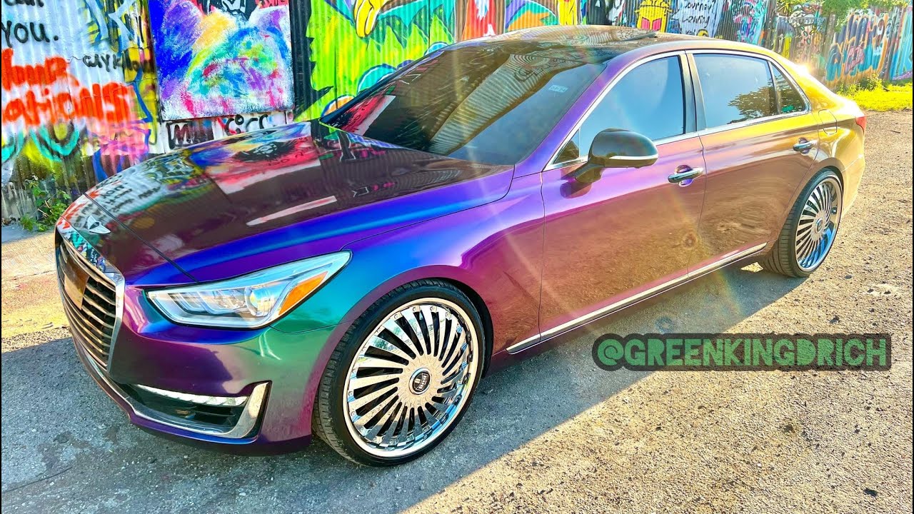 Custom Genesis G90 Ultimate on Dub Floaters - YouTube