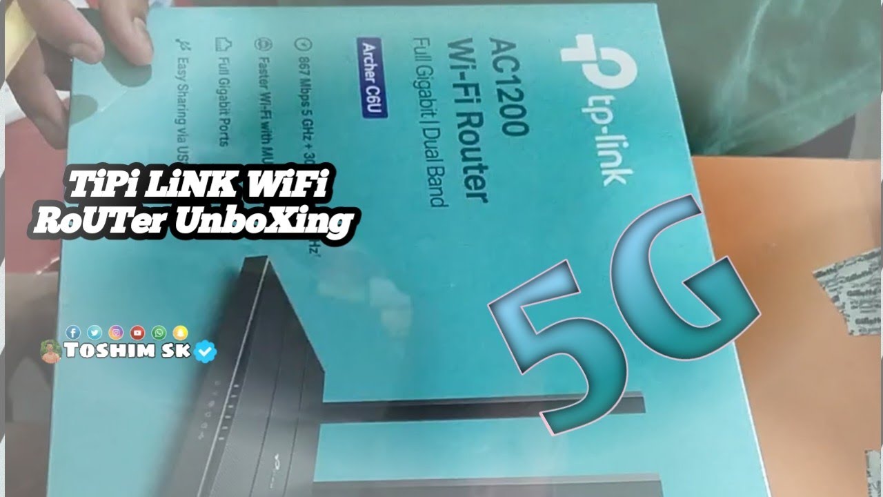 TiPi LiNK WiFi RoUTer UnboXing ॥ Toshim sk - YouTube