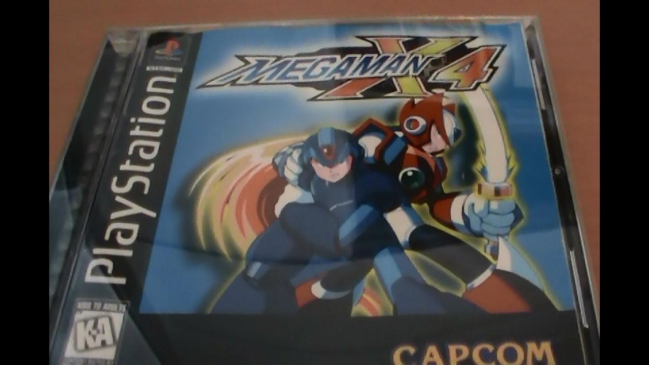 Mega Man X4 PS1 Unboxing - YouTube