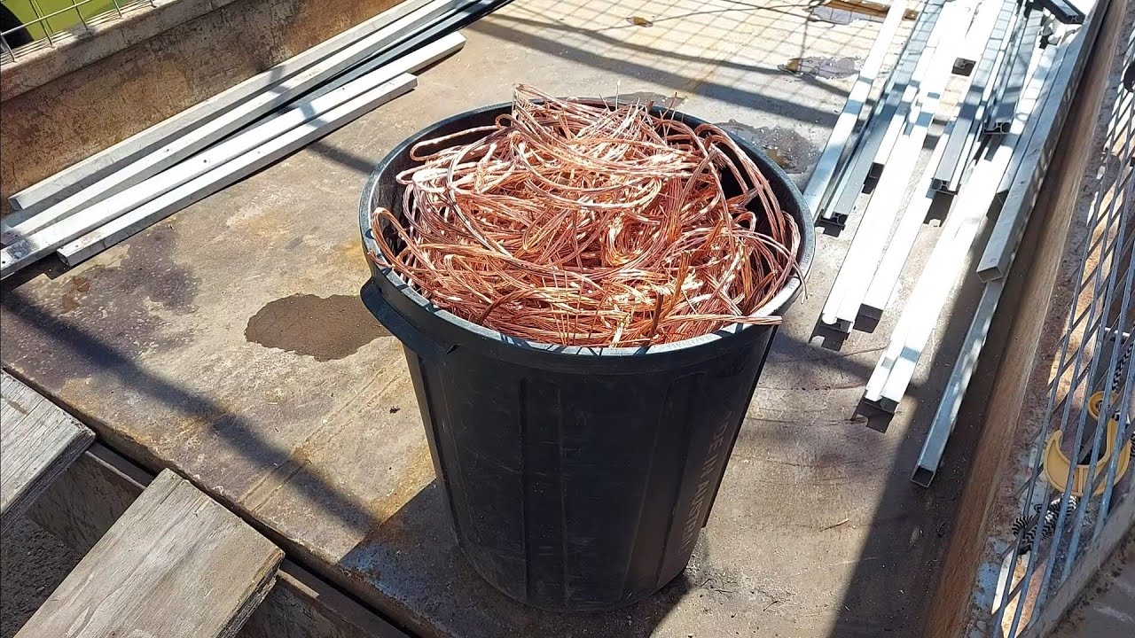 The Copper is Bright in This One. Scrap Sell Off. - YouTube
