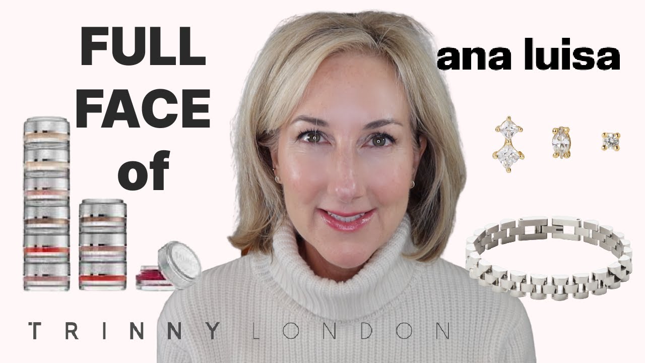 FULL FACE of TRINNY LONDON MAKEUP | PLUS New! ANA LUISA JEWELRY - YouTube