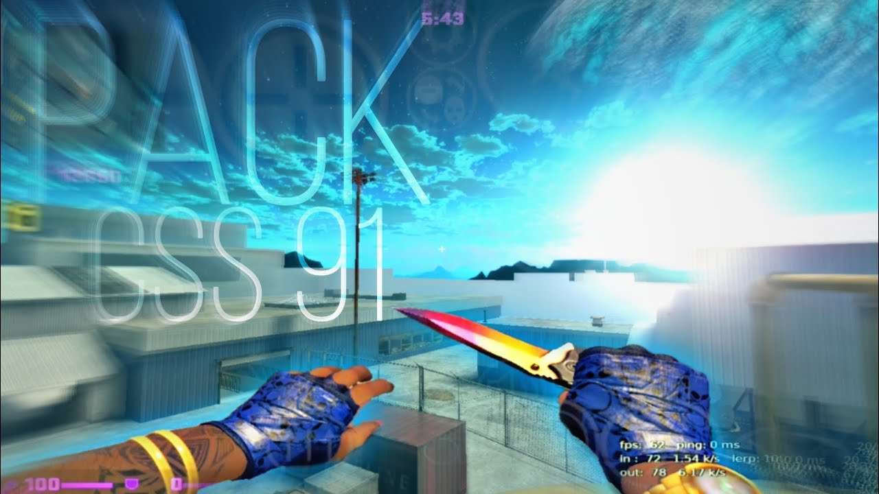 blue skull weapon pack css 91 (pc android) link desc - YouTube