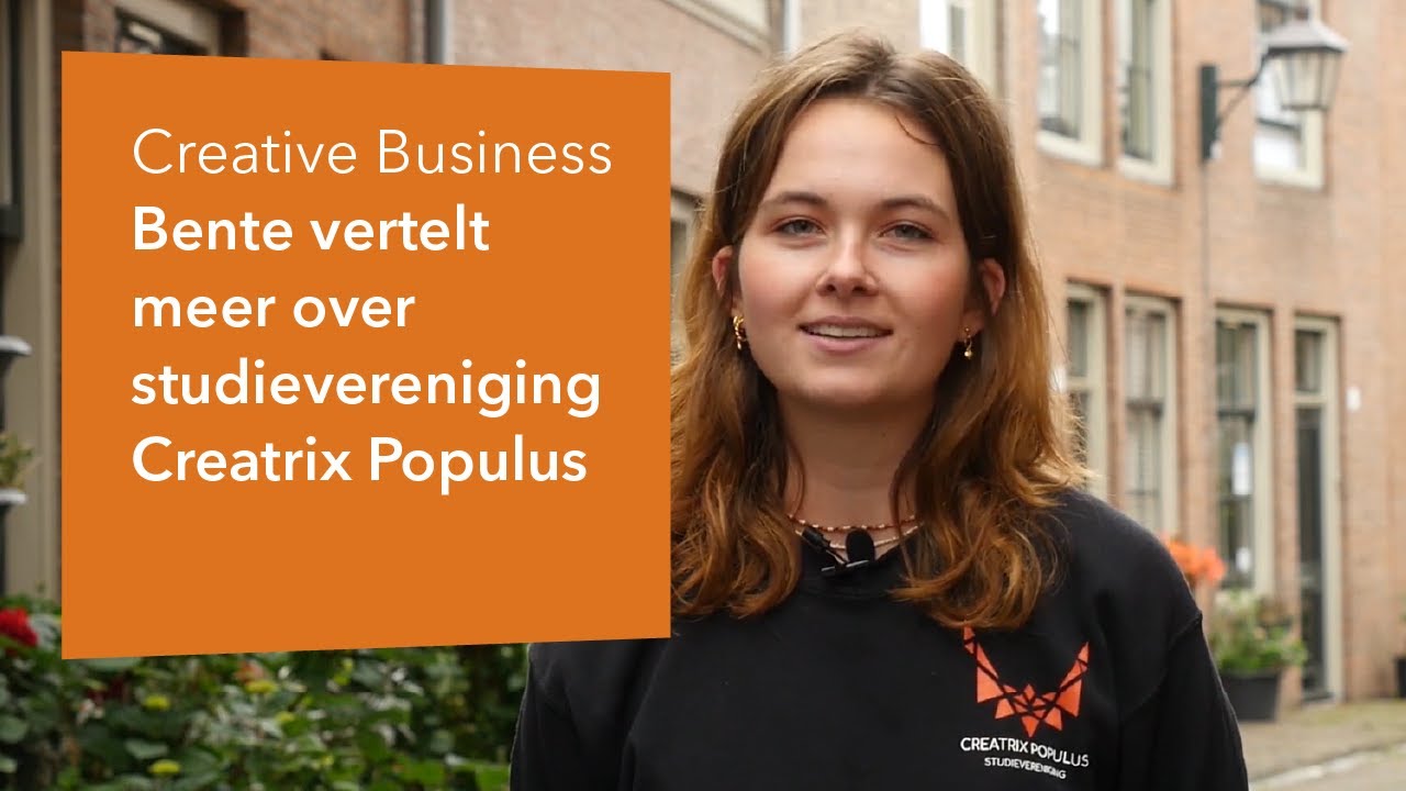 Inholland Haarlem - Bente vertelt over Creatrix Populus, de studievereniging van Creative ...