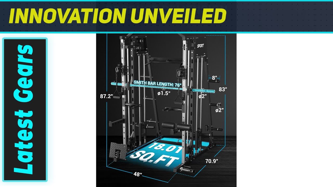 PeakPursuit Smith Machine: The ULTIMATE All-in-One Home Gym Powerhouse ...