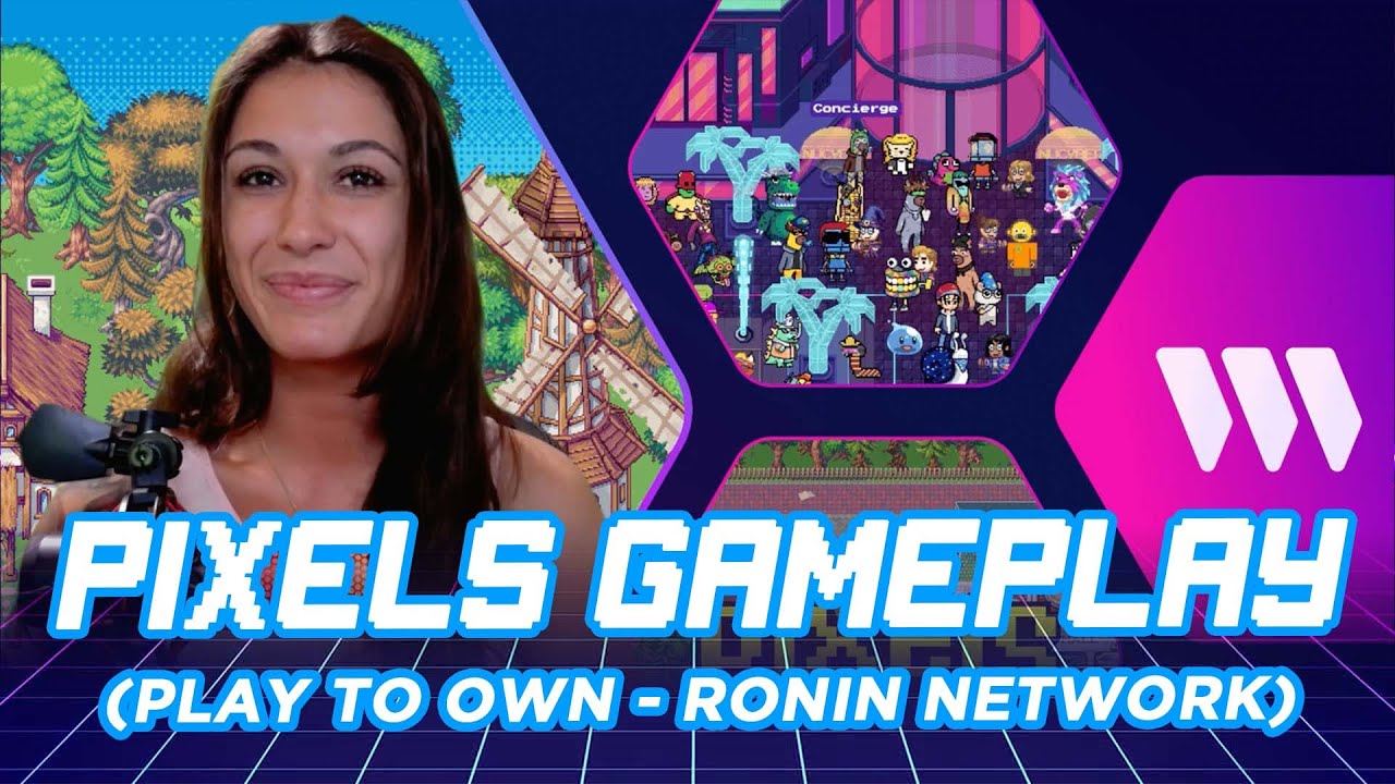 PIXELS Gameplay - Powered by Ronin Network 🎮 - YouTube