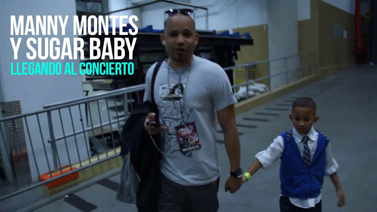 Manny Montes y Sugar Baby - llegando al concierto - YouTube