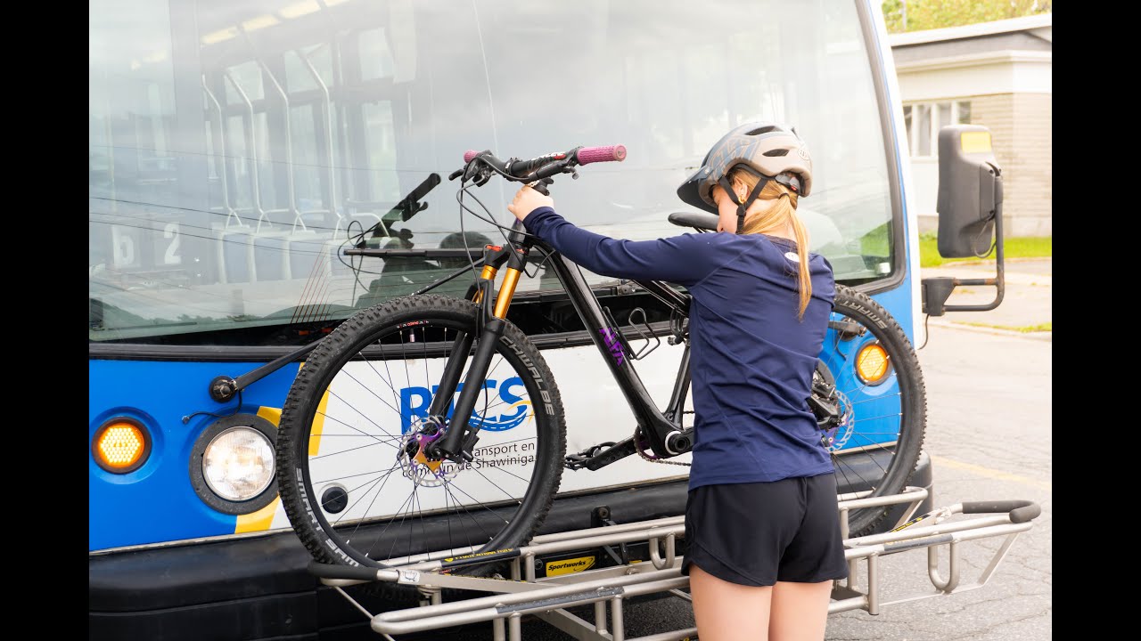 Comment utiliser le vélo-bus à Shawinigan - YouTube