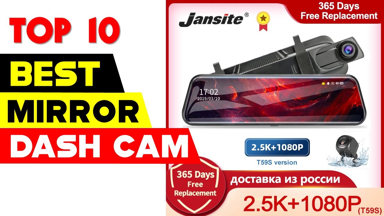 Top 10 Best Rear View Mirror Dash Cam for 2022 | Best Rear View Mirror ...