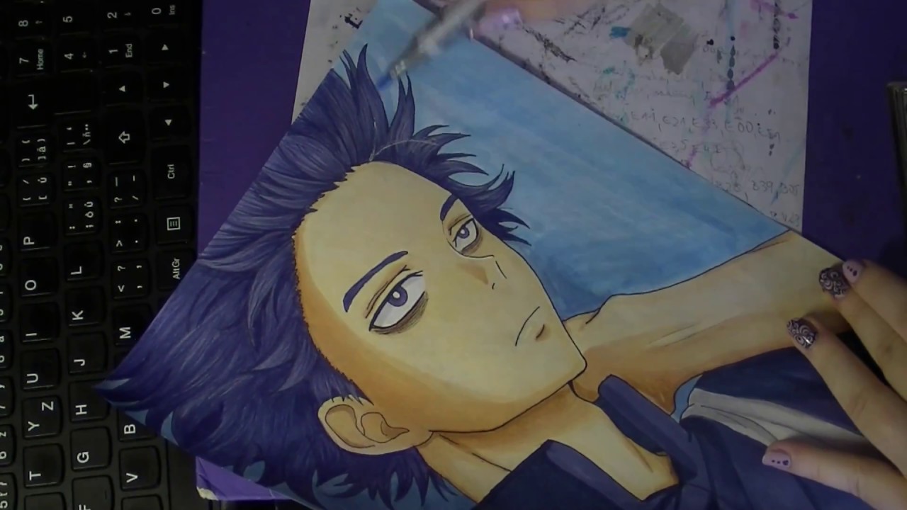 Collab: Drawing Hitoshi Shinshou from Boku no Hero Academia - YouTube