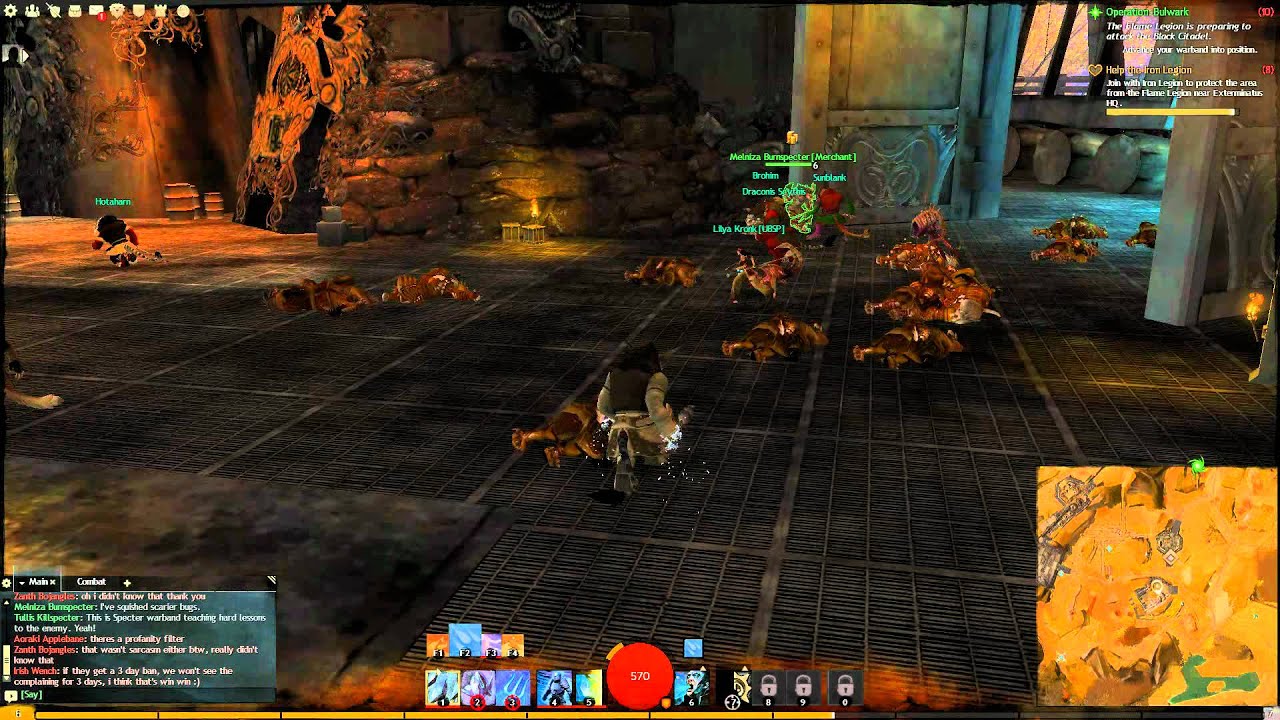 Guild Wars 2 Walkthrough Charr Elementalist Part 9 [Protect the ...