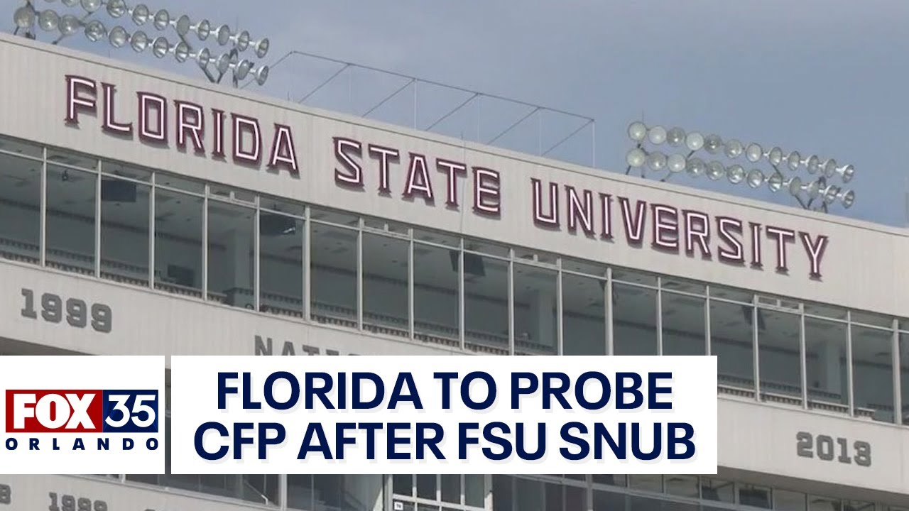 FSU snub from playoffs sparks Florida to investigate CFP selection ...