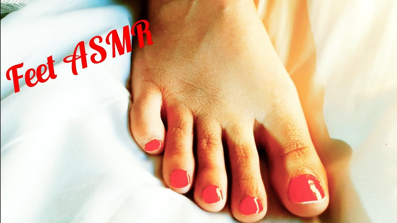 Red Toe Painting | Feet ASMR - YouTube