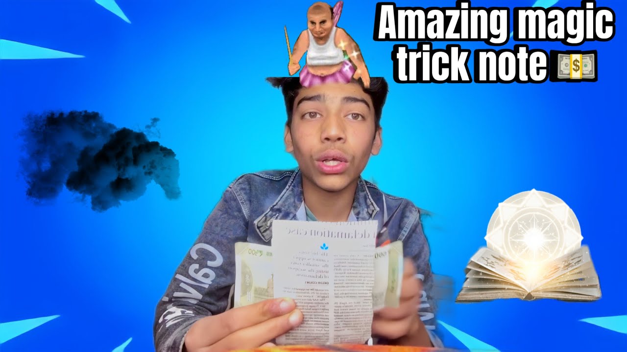 Note Amazing Magic Trick 😱💵 - YouTube